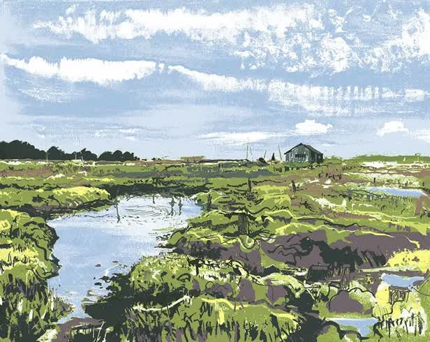 Andy Lovell: editorial, landmark, landscape, acrylic, hand drawn ...