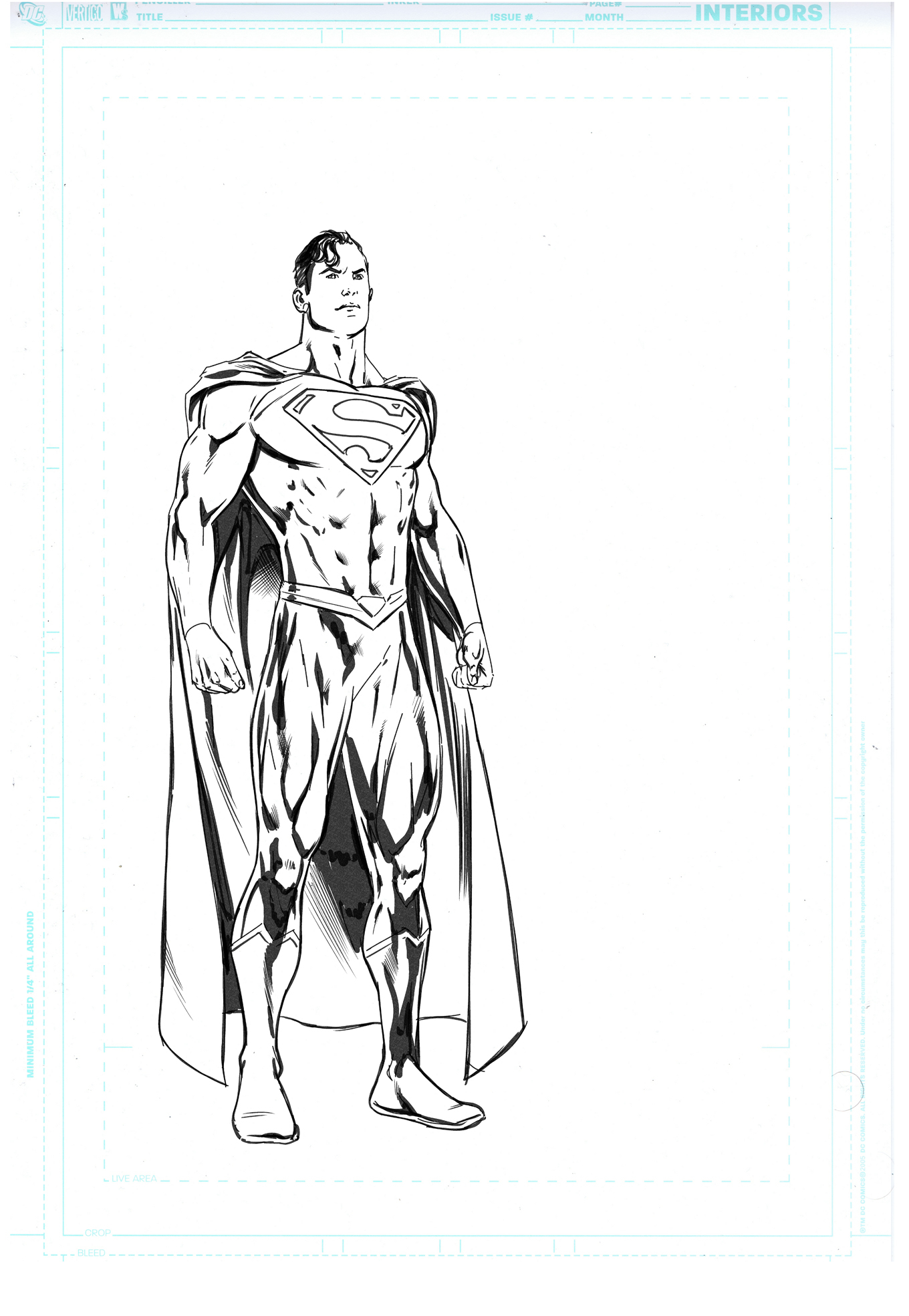 Action Comics / Cover 988 Figure Sketch 1 / Neil Edwards - Projects ...