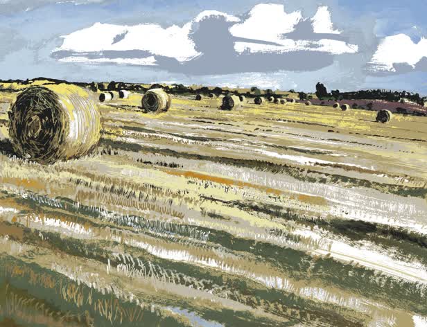 Andy Lovell: editorial, landmark, landscape, acrylic, hand drawn ...