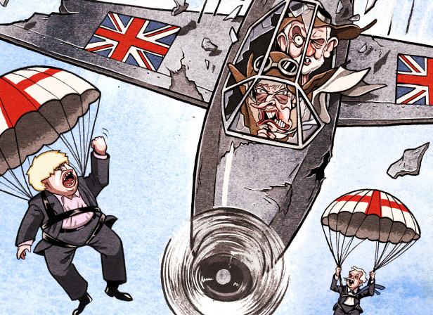 Ben Jennings: cartoon, hand drawn, humourous - Artists - Debut Art