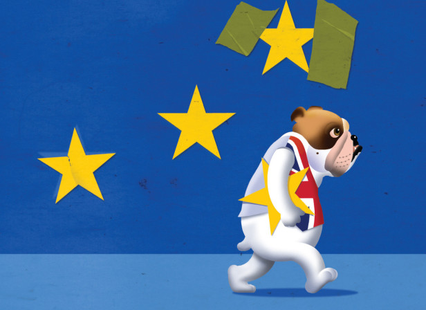 Brexit Bulldog / L'Express / Jon Berkeley - Projects - Debut Art