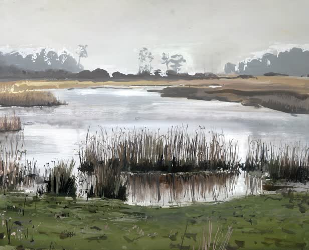 Andy Lovell: editorial, landmark, landscape, acrylic, hand drawn ...