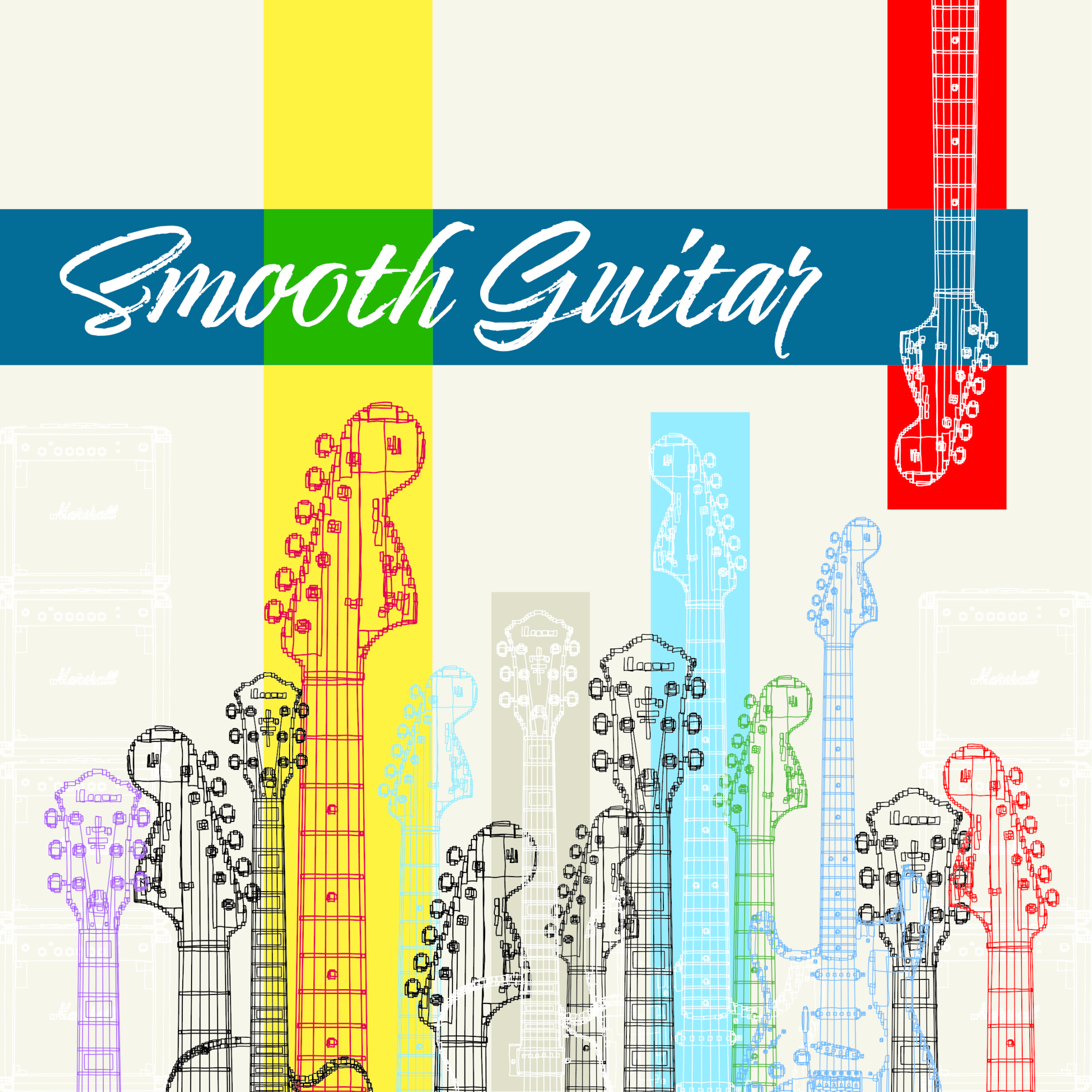 Smooth Guitar album cover / EMI / Nick Reddyhoff - Projects - Debut Art