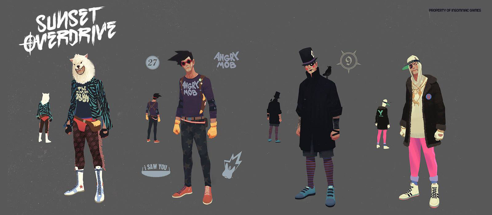 Sunset Overdrive Character Sheet 1 / Vasili Zorin - Projects - Debut Art