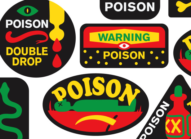 Poison Logos / Hide Your Toys - Projects - Debut Art