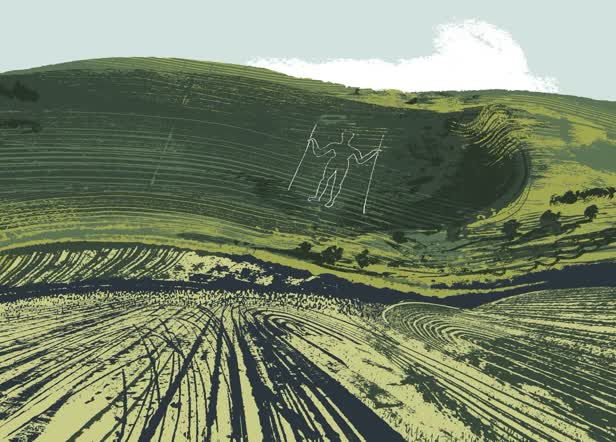 Andy Lovell: editorial, landmark, landscape, acrylic, hand drawn ...