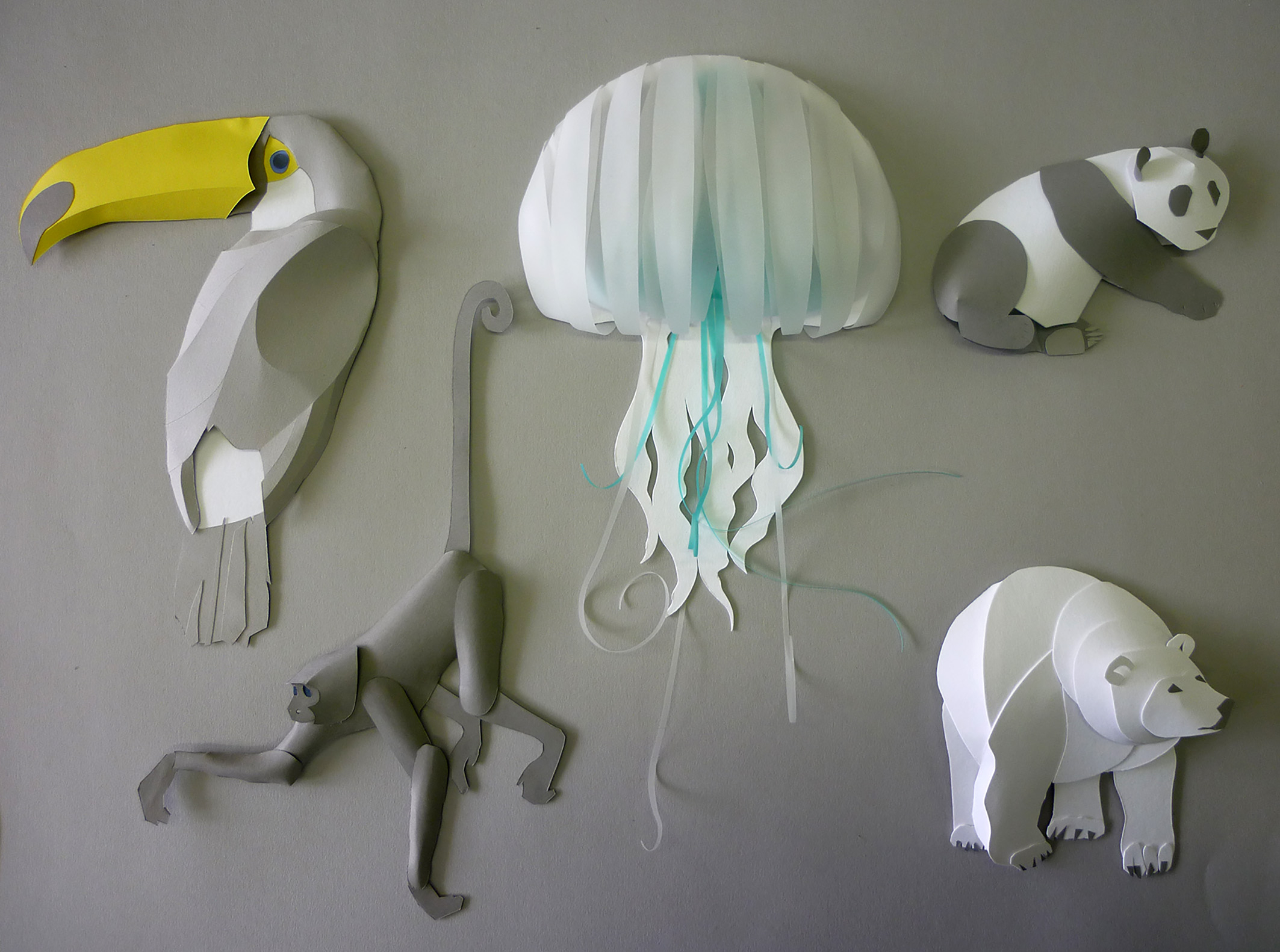 Animals - Paper Work - Debut Art