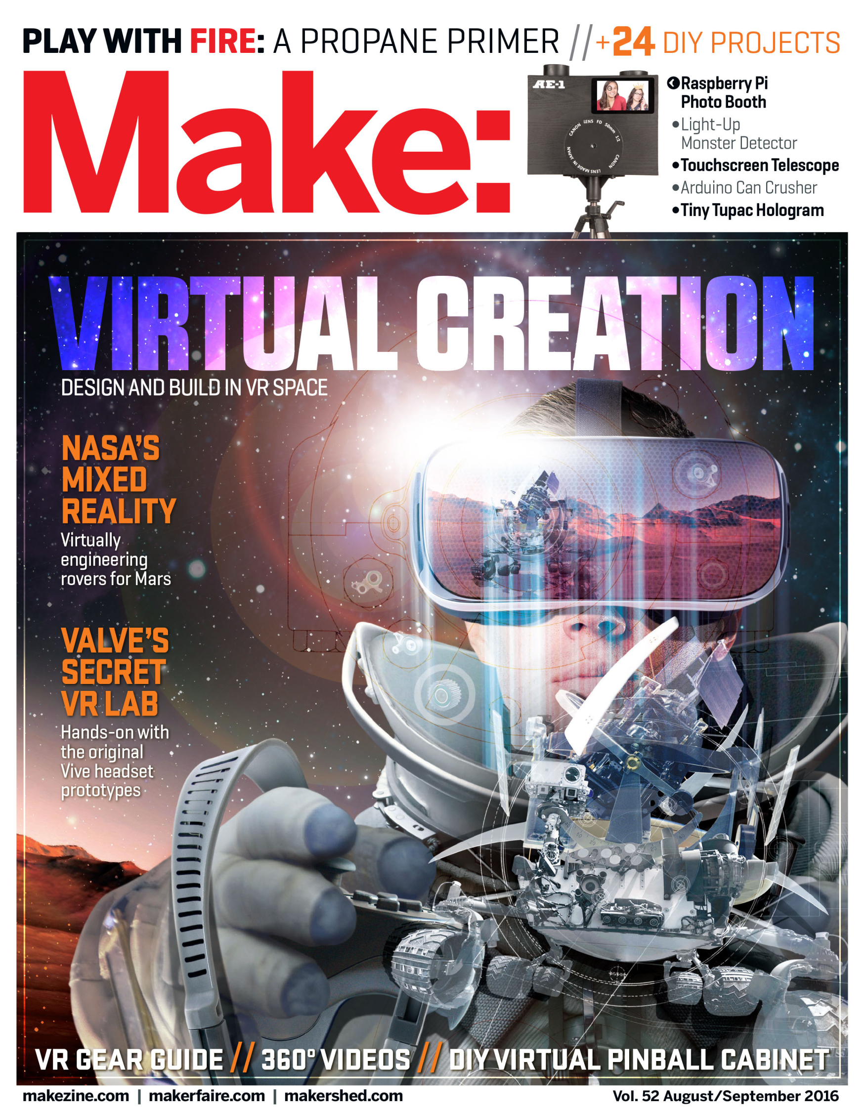 VR & Mars - MAKE magazine / Viktor Koen - Projects - Debut Art