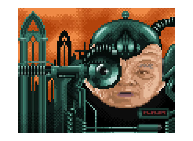 Patrick Moore Is The GamesMaster - Walter Newton - Debut Art
